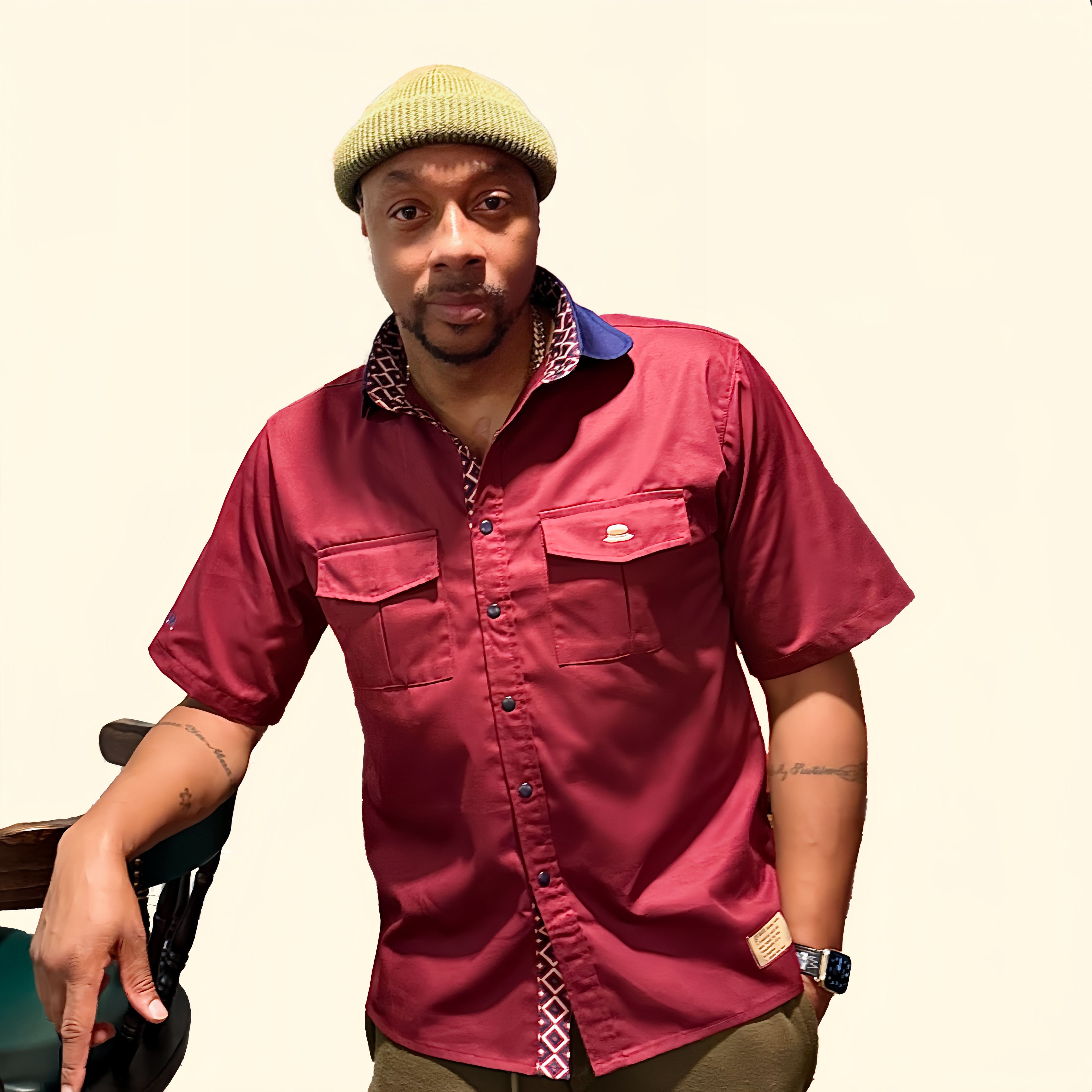 GRAM Shooters Shirt - Burgundy – GRAM Label
